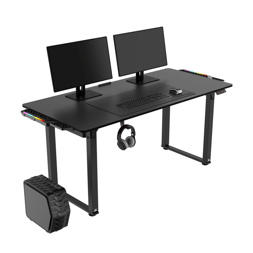 Ultradesk UPLIFT LED RGB - Bureau d'ordinateur réglable électriquement
