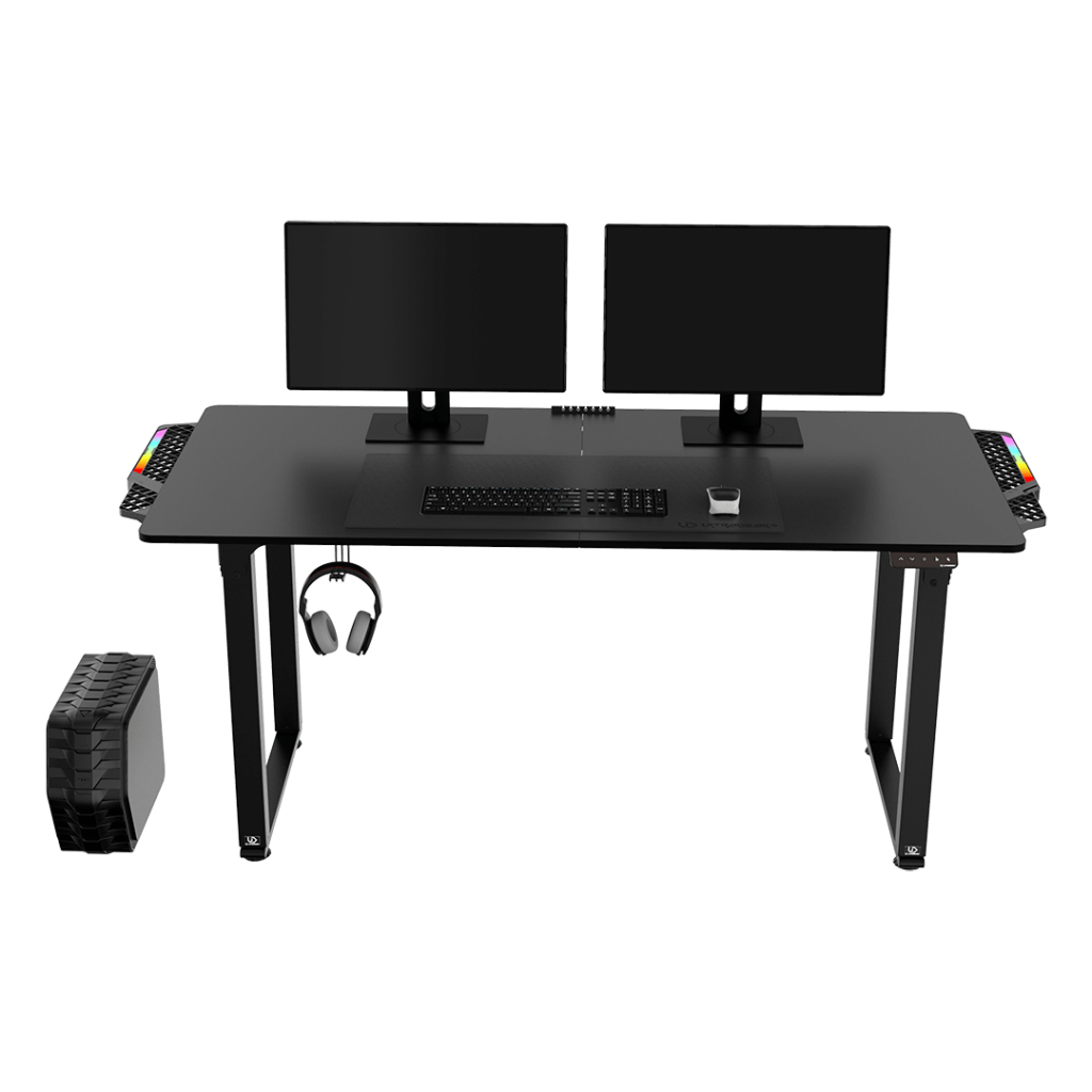 Ultradesk UPLIFT LED RGB - Bureau d'ordinateur réglable électriquement