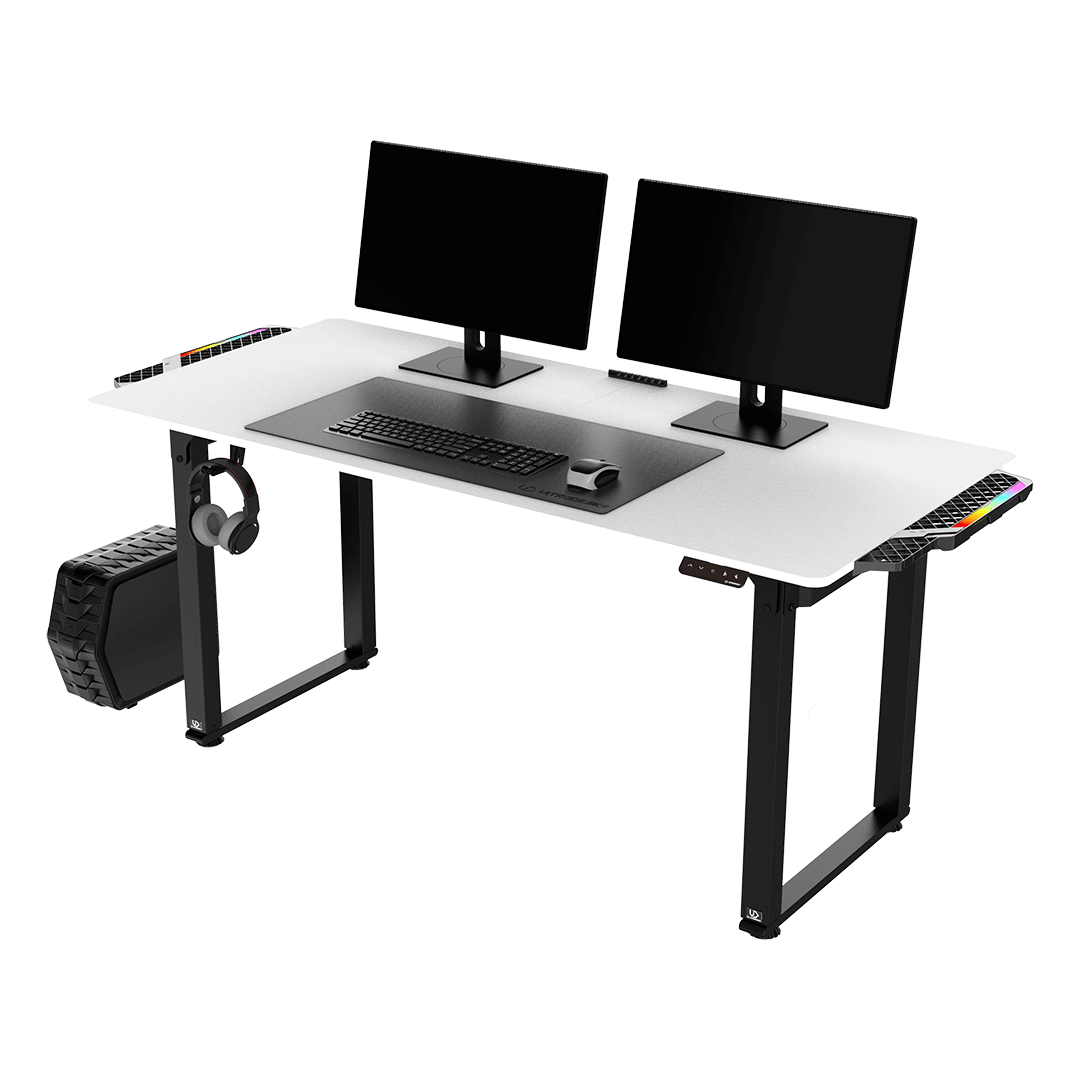 Ultradesk UPLIFT LED RGB - Bureau d'ordinateur réglable électriquement